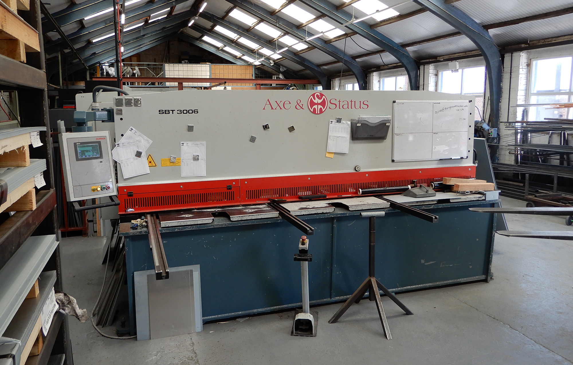 CNC Guillotine – M&M Design and Metalwork